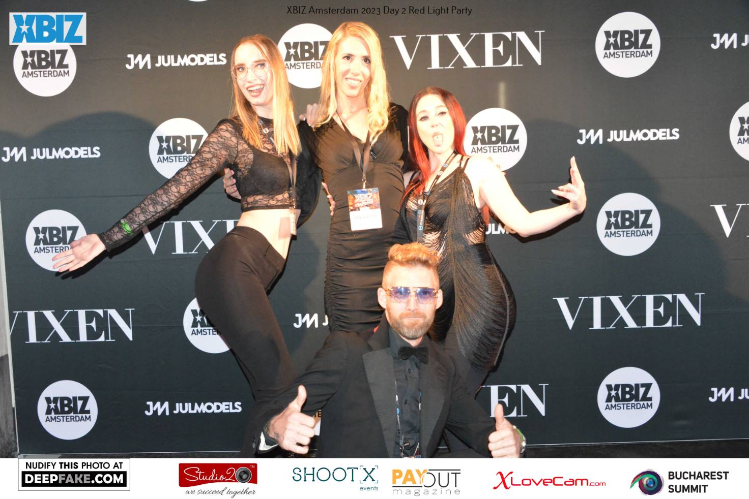 RED LIGHT PARTY BY VIXEN AND JM JULMODELS – XBIZ AMSTERDAM 2023 ...
